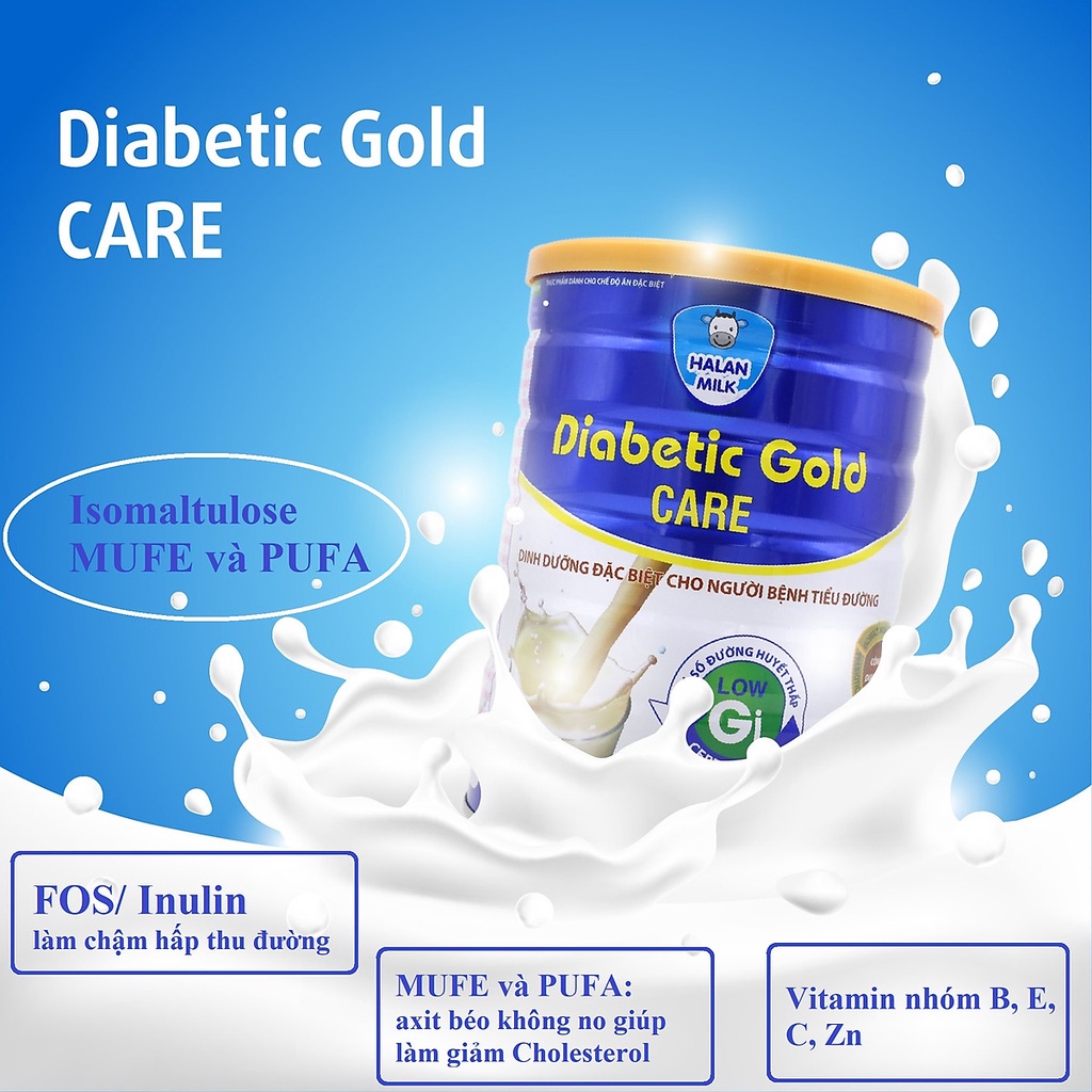 Mua Sữa dành cho người tiểu đường DIABETIC GOLD CARE 400g - dinh dưỡng đặc biệt cho người bệnh ...