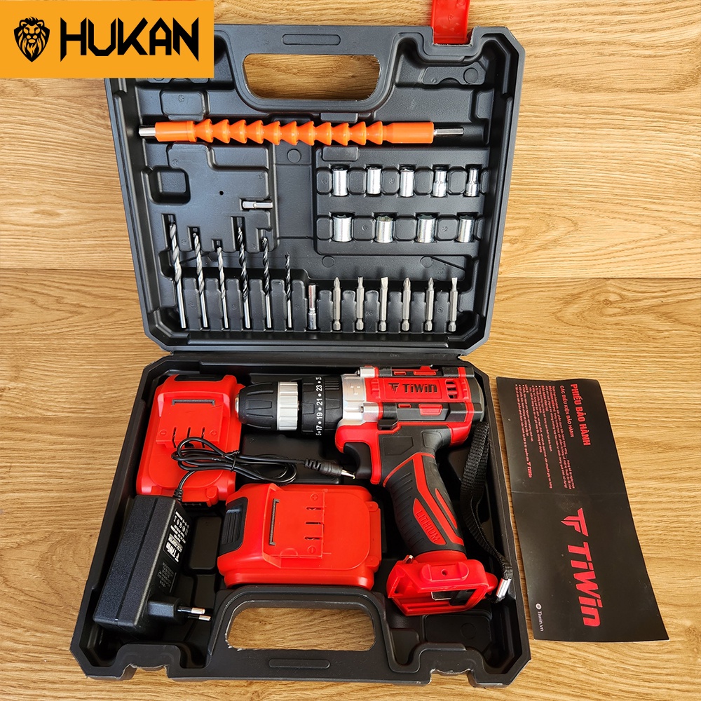 Mua Máy khoan pin gia đình Tiwin TW66 , khoan 3 chức năng lực siết 58N ...