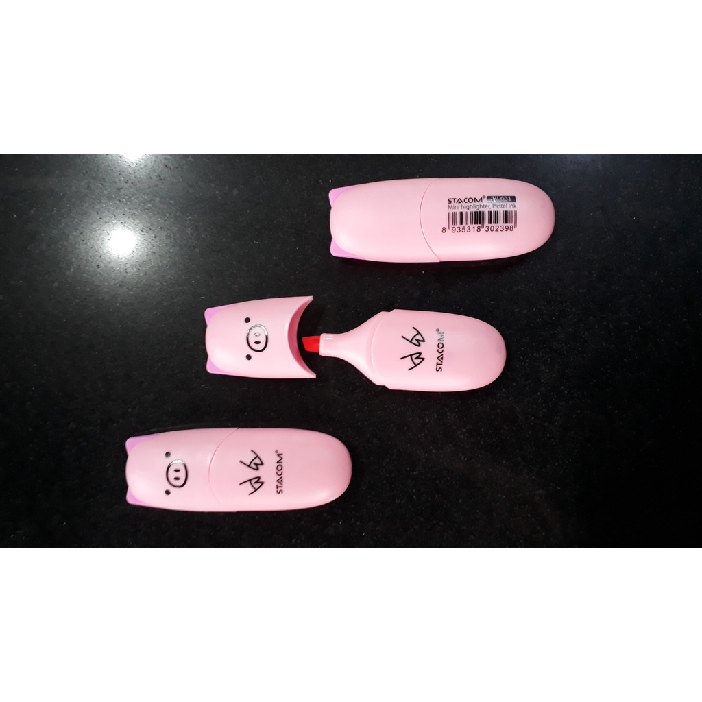 Mua Bút Ghi Nhớ Hình Cute - Mini Highlighter Stacom Màu Pastel HL001 ...