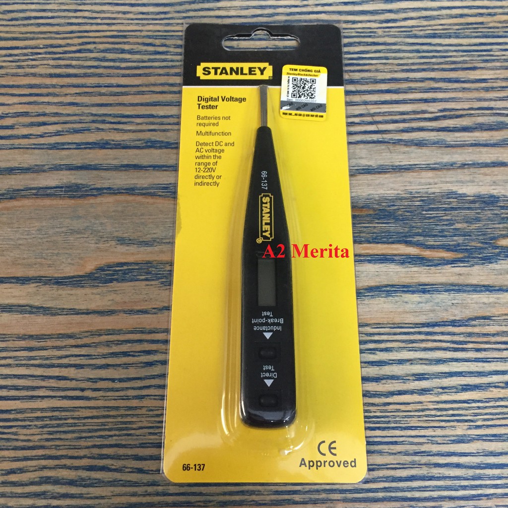Bút thử điện điện tử đen Stanley 66-137-S | Shopee Việt Nam