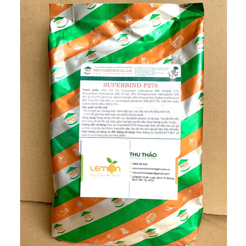 Mua Phụ gia giòn dai làm Jambon Superbind P270 - Tăng mùi vị đặc trưng của Jambon… giá rẻ nhất ...