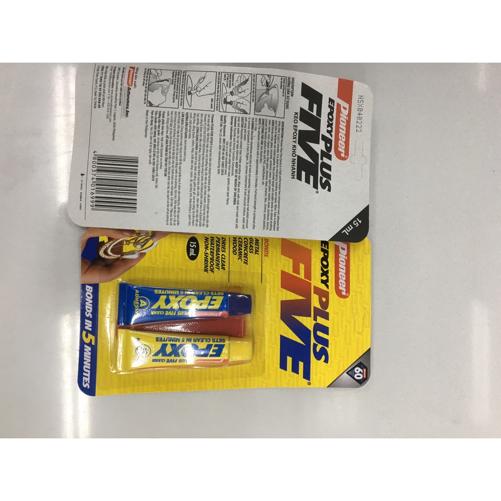 Mua Keo AB Epoxy Plus Five 15ml, keo dán trong suốt 2 thành phần A và B ...