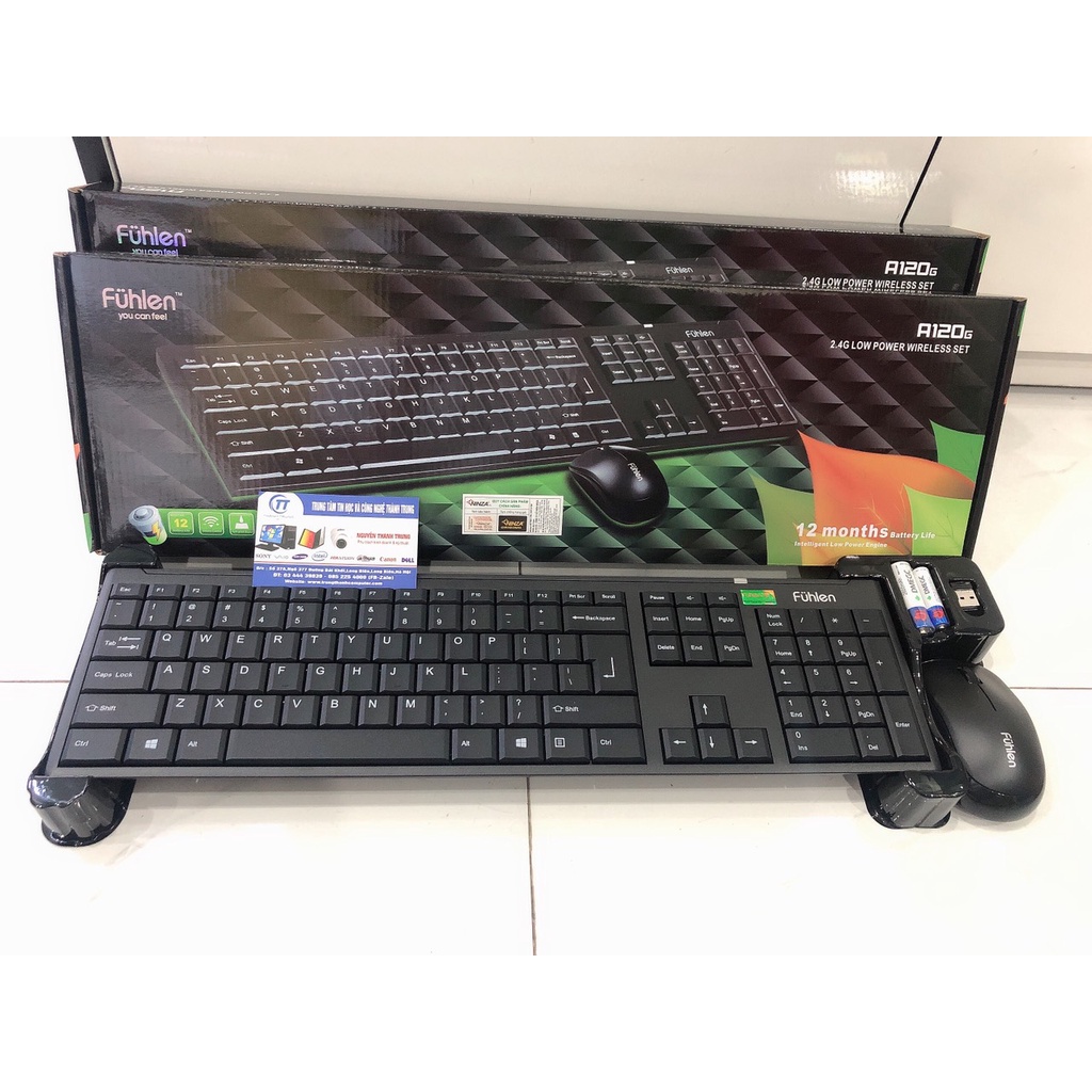 Mua Bộ Bàn phím chuột không dây Fuhlen A120G USB-Wireless - Mới Bảo ...