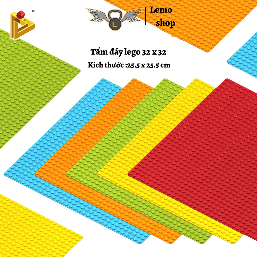 Mua Tấm đế lót nền 32x32 nút một mặt dùng cho gạch lego Lemoshop ,Phụ ...