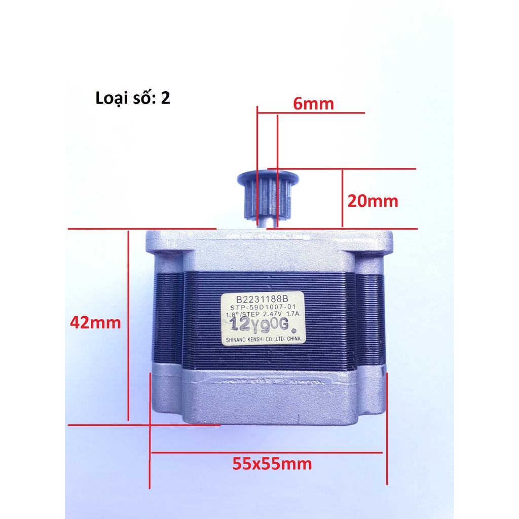 Mua Động Cơ Bước Step Motor size 57 NEMA 23 có kèm dây giá rẻ nhất ...