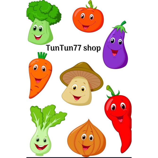 Mua Sticker dán laptop, sticker chủ đề trái cây và rau củ dán trang trí ...