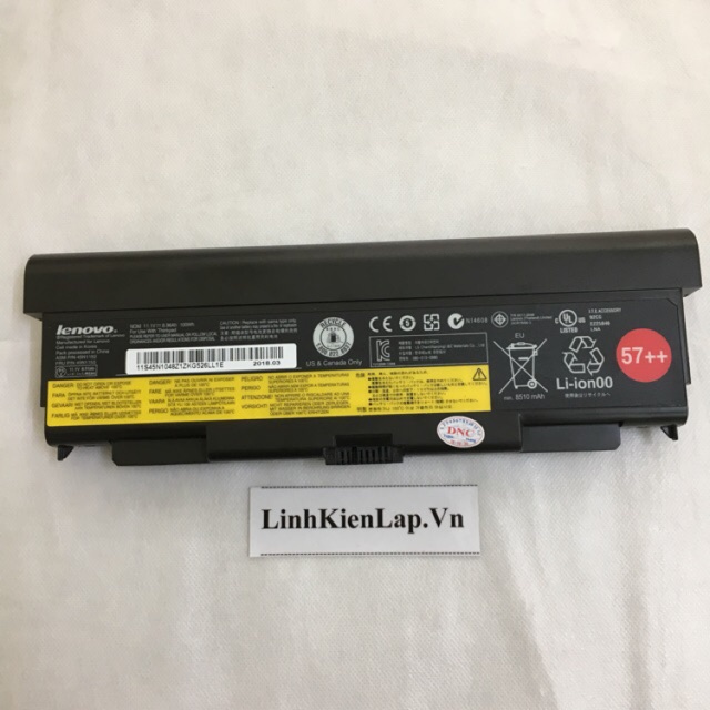 Bán Pin zin 9cell Lenovo Thinkpad W541 W540 T540P T450P L540 L440 giá ...