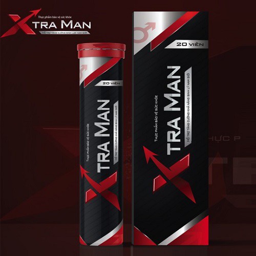 Tăng cường sinh lý nam Viên sủi Xtra Man hộp 20 viên - MixASale