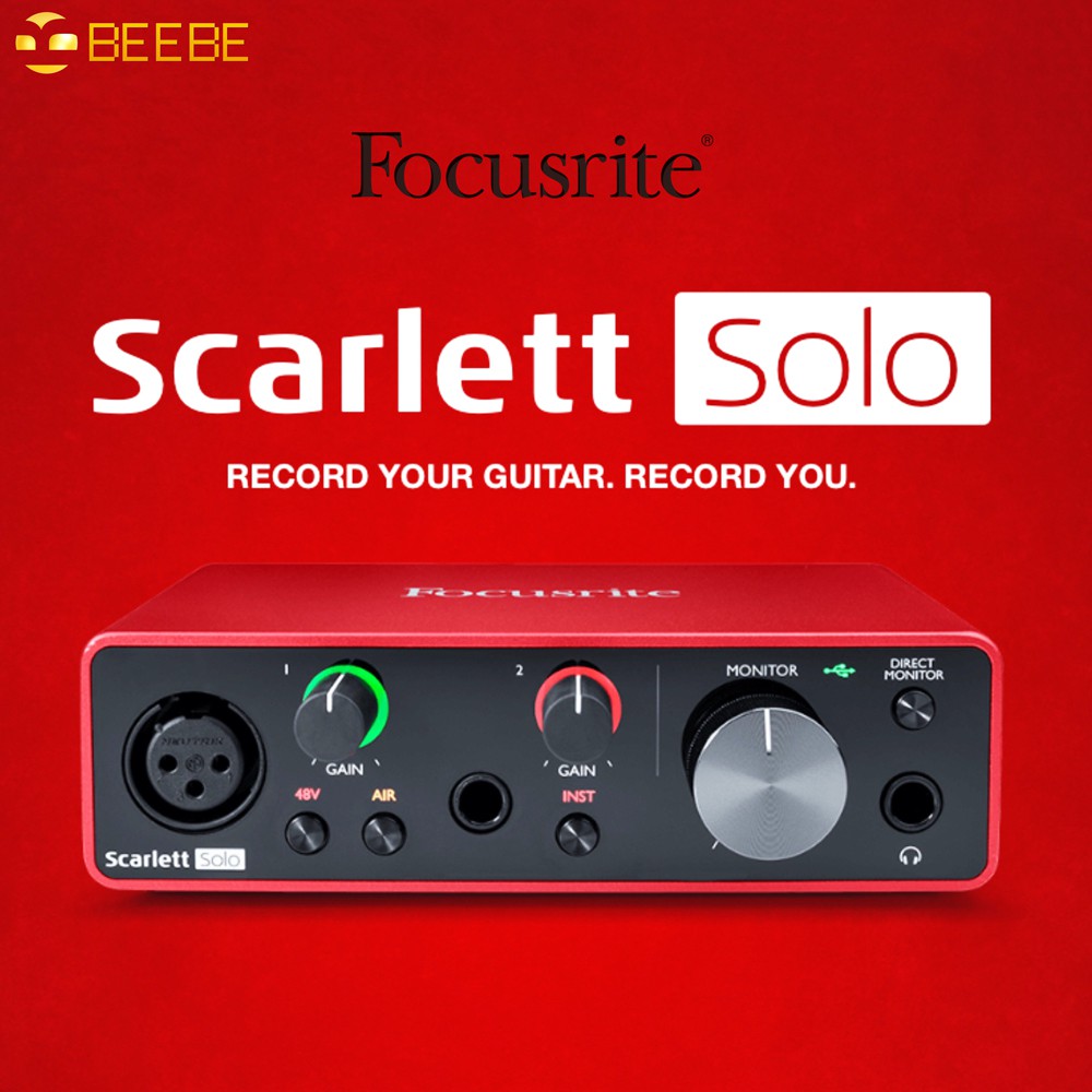 Mua Focusrite Scarlett Solo Gen 3 - Sound Card Thu Âm Cao Cấp (Bảo Hành ...