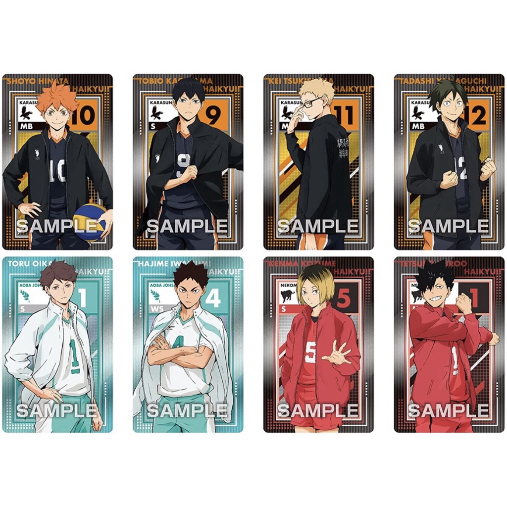 Mua Thẻ bài sưu tập nhân phẩm pack random Metal Card Haikyuu !! - Ensky ...