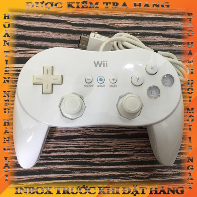 Tay cầm Wii Pro - Wii Pro Controller phụ kiện chơi game máy Wii (trắng ...
