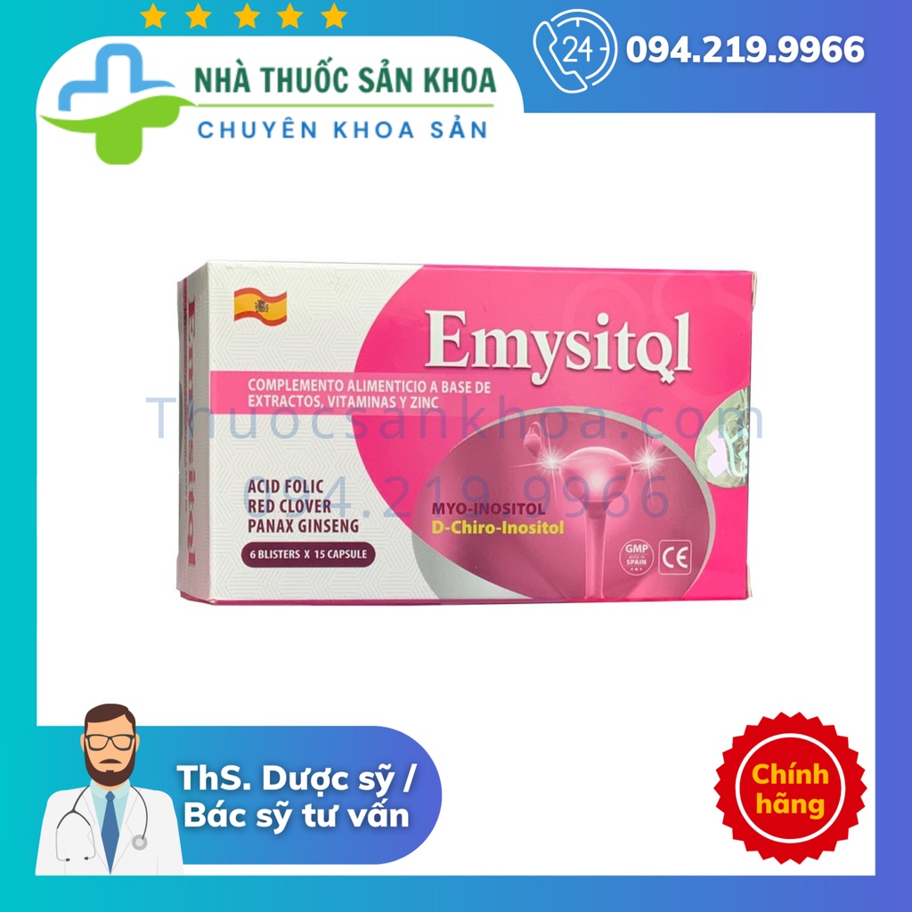 Công dụng và tác dụng của thuốc bổ trứng emysitol bạn cần biết