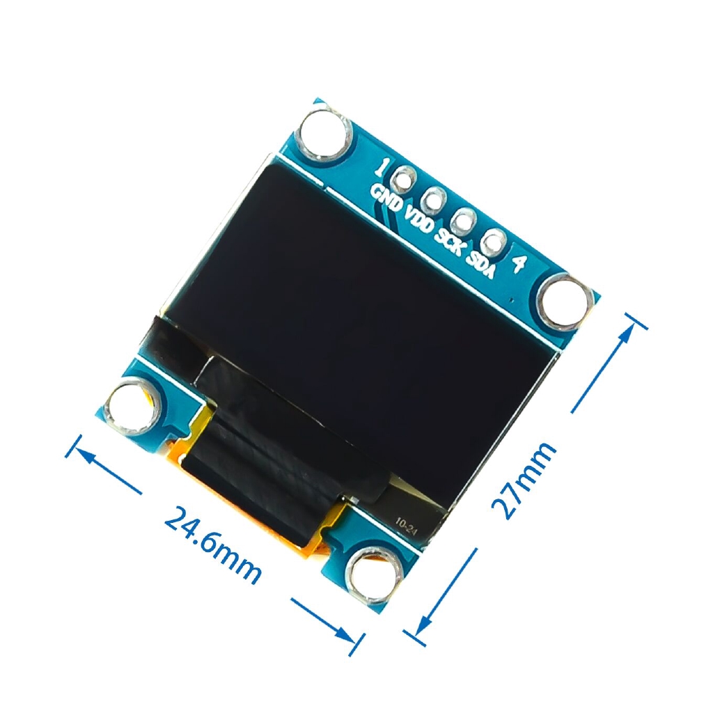 Arduino Tft Display White 0.96" I2C OLED Display Module - 128x64 Pixel ...