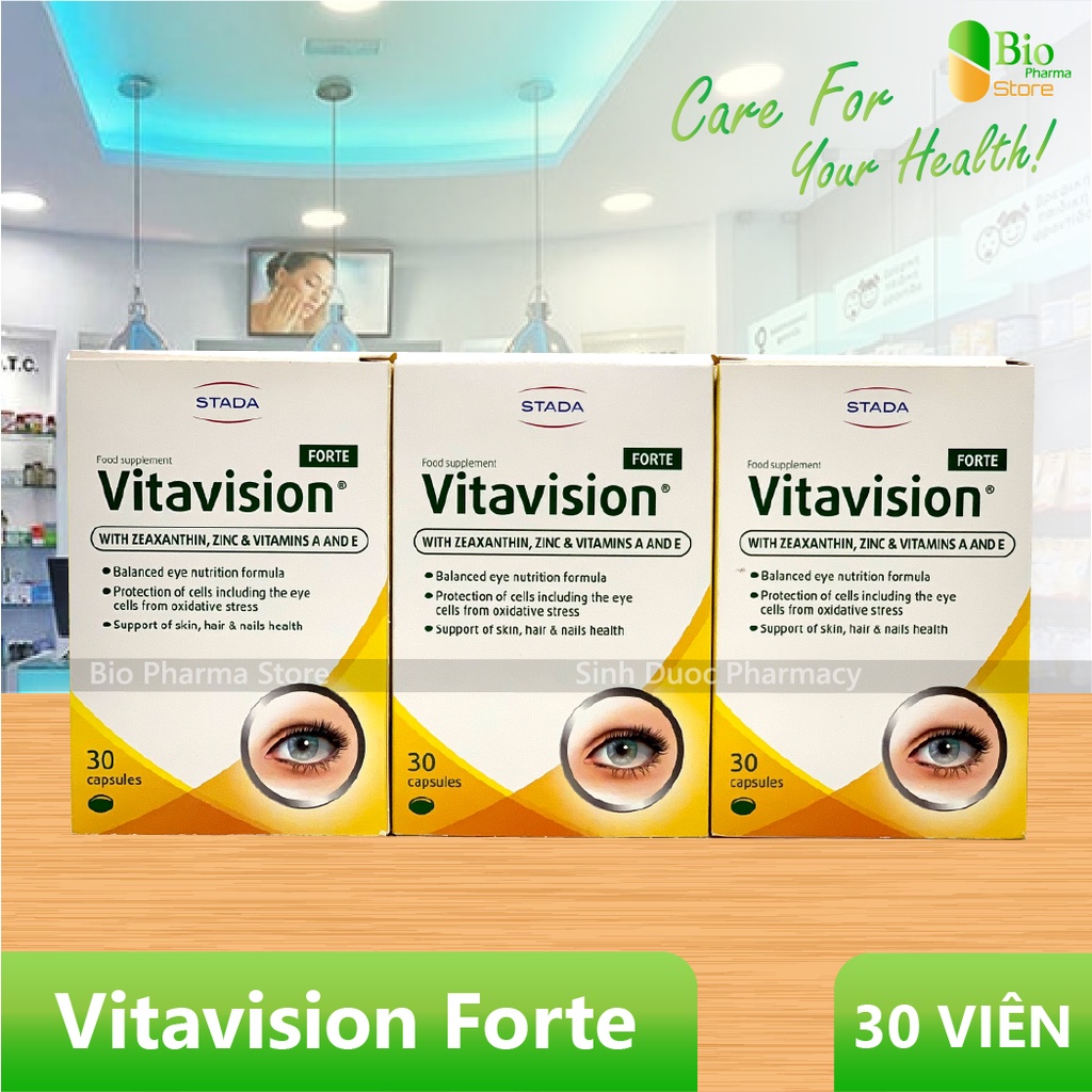 Mua Viên Uống Bổ Mắt Vitavision Forte STADA (Hộp 30 Viên) - Tăng cường ...