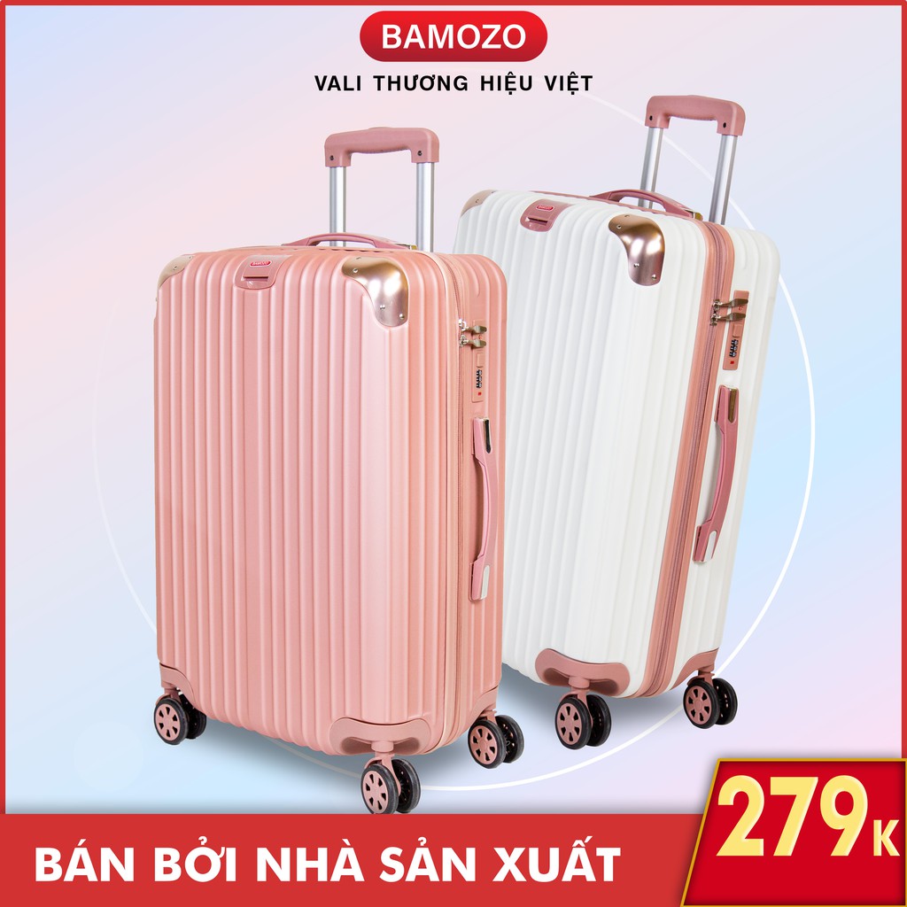 vali du lịch BAMOZO 8801/8809 vali kéo nhựa size 20 inch size 24 inch ...