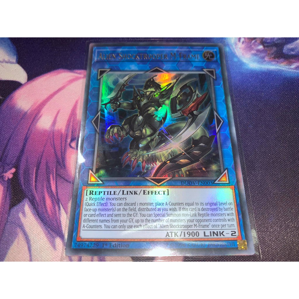 Thẻ Bài Yugioh Alien Shocktrooper M-Frame Chính Hãng | Shopee Việt Nam