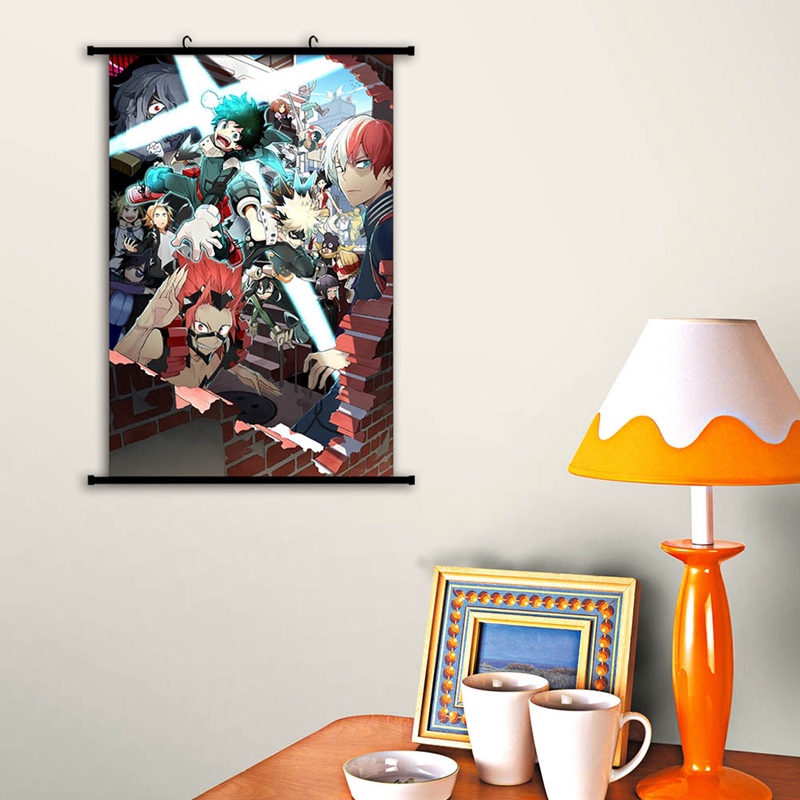 Mua Tranh cuộn treo tường trang trí hình Anime học viện anh hùng giá rẻ ...