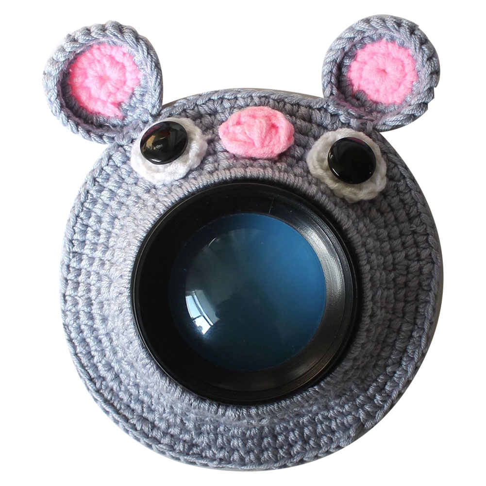 Lens Accessory Knitted Teaser Toy Kid Child Cute Animal Posing Handmade ...