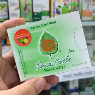 Bột sủi thanh nhiệt Sensa Cools Fizz Hộp 6 gói - Giải nhiệt, nóng trong ...