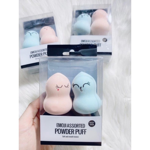 Mút Tán Kem Nền Miniso Emoji Assorted Powder Puff | Shopee Việt Nam