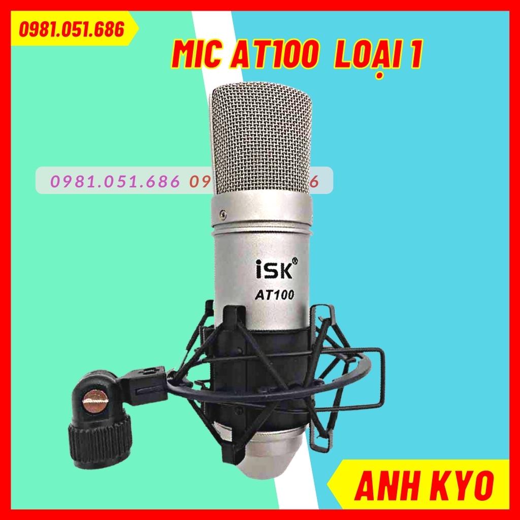 Mua Bộ mic thu âm, hát livestream sound card k10 2020 và mic isk at100 ...