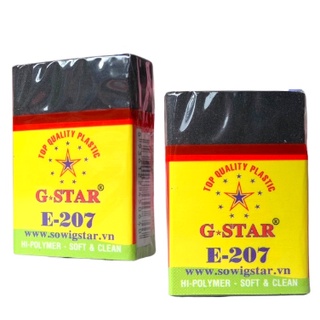 Combo 06 Gôm tẩy chất lượng cao Gstar E-207 (Trắng, đen) | Shopee Việt Nam