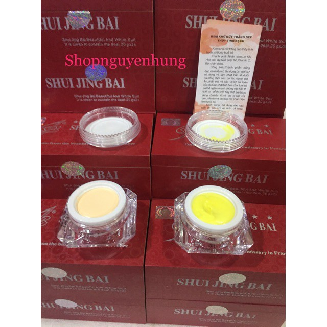 Mua Kem làm sạch nám, tàn nhang dưỡng trắng da SHUI JING BAI (Thủy Tinh ...