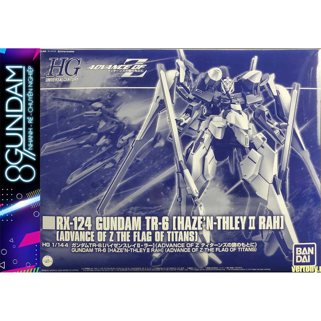 Mô Hình Lắp Ráp HG UC RX-124 Gundam TR-6 Hazenthley II Rah (tặng kèm ...