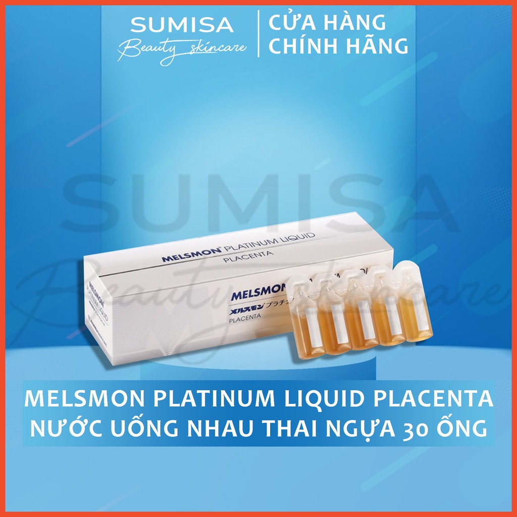 Melsmon platinum liquid placenta nước uống nhau thai ngựa 30 ống ...
