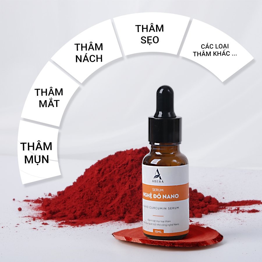ABERA MALL Serum Nghệ Đỏ Nano Abera làm mờ mọi loại thâm dưỡng trắng da ...