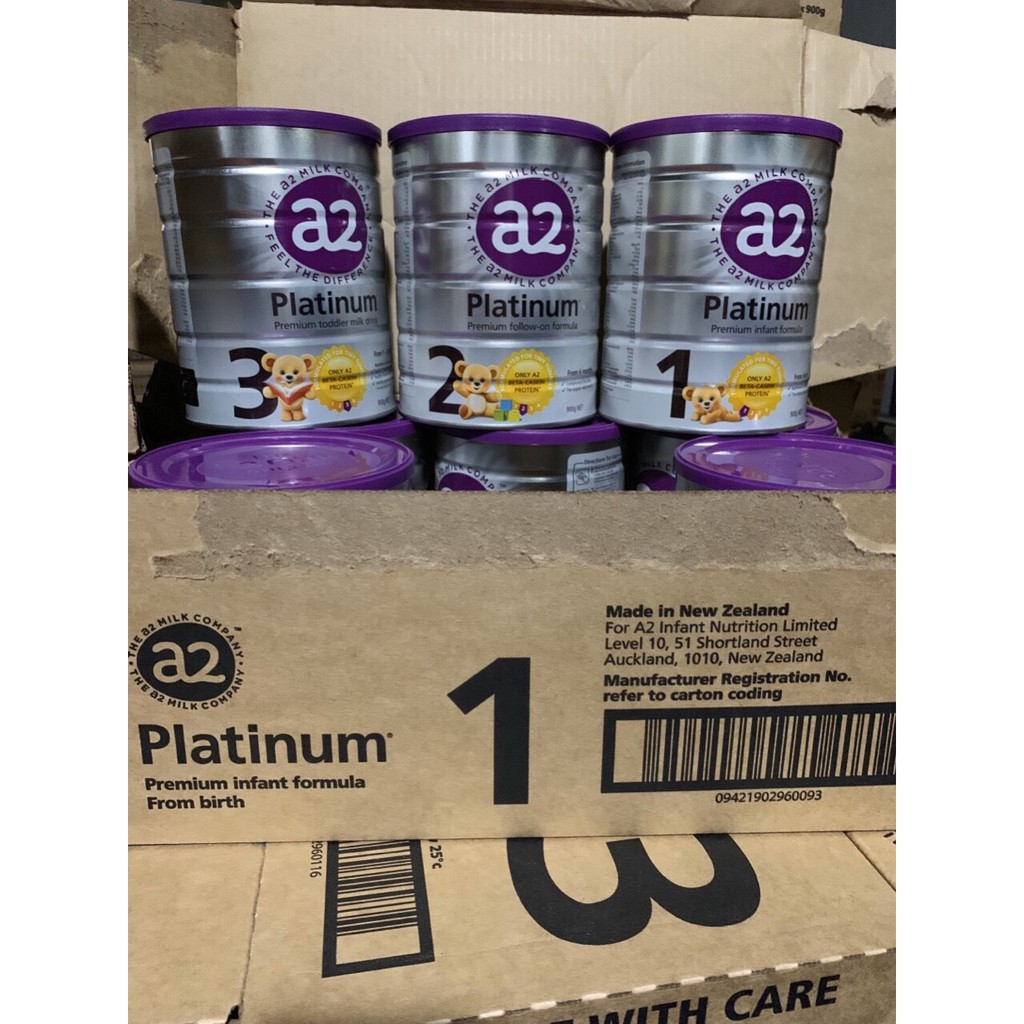Sữa A2 platinum nắp tím 900g úc số 1 2 3 (date 12/2020) | Shopee Việt Nam