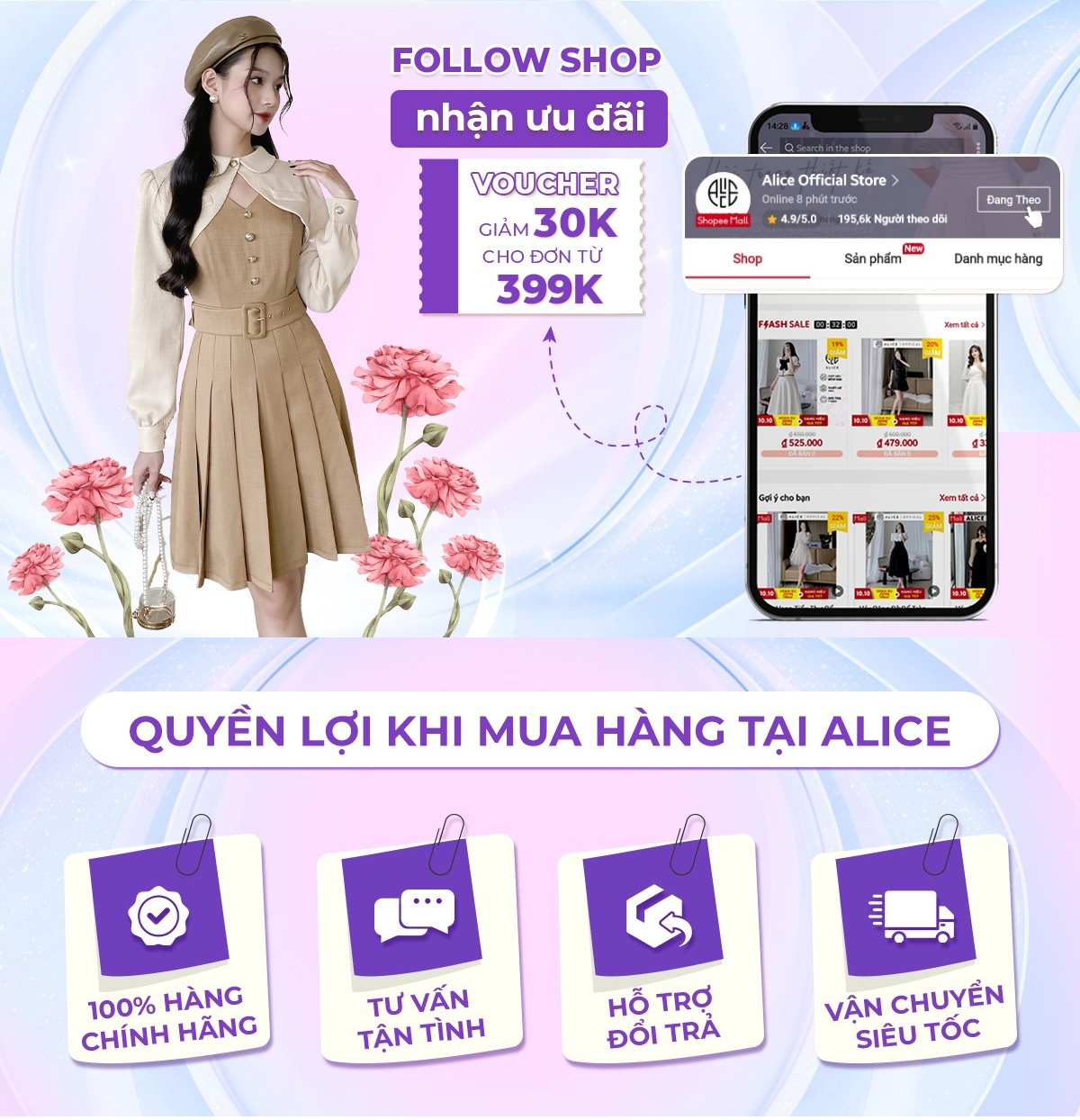 Alice Official Store - Shopee Mall Online | Shopee Việt Nam