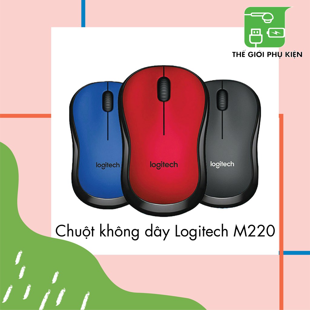 [CHÍNH HÃNG] Chuột không dây Logitech M220 Silent | Shopee Việt Nam