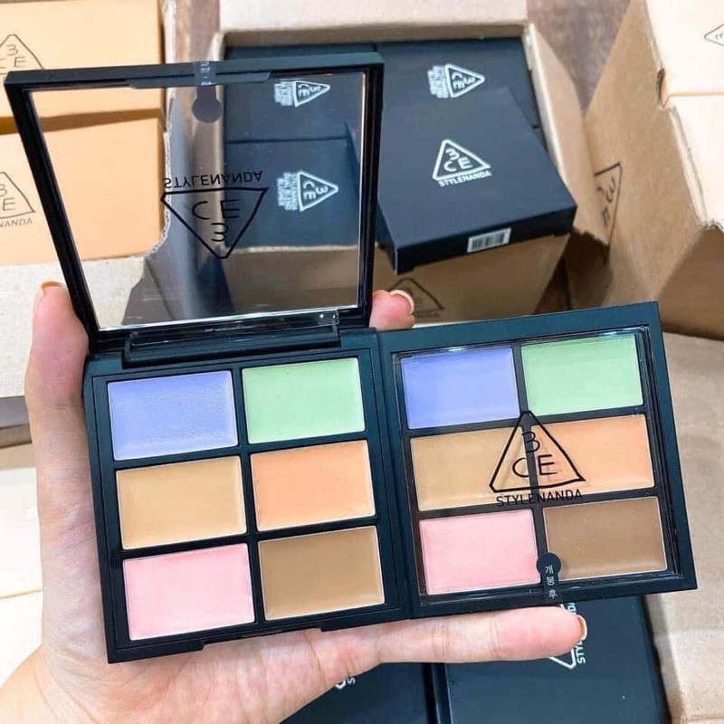 BẢNG CKD 3CE STUDIO FACE TUNING CONCEALER PALETTE | Shopee Việt Nam