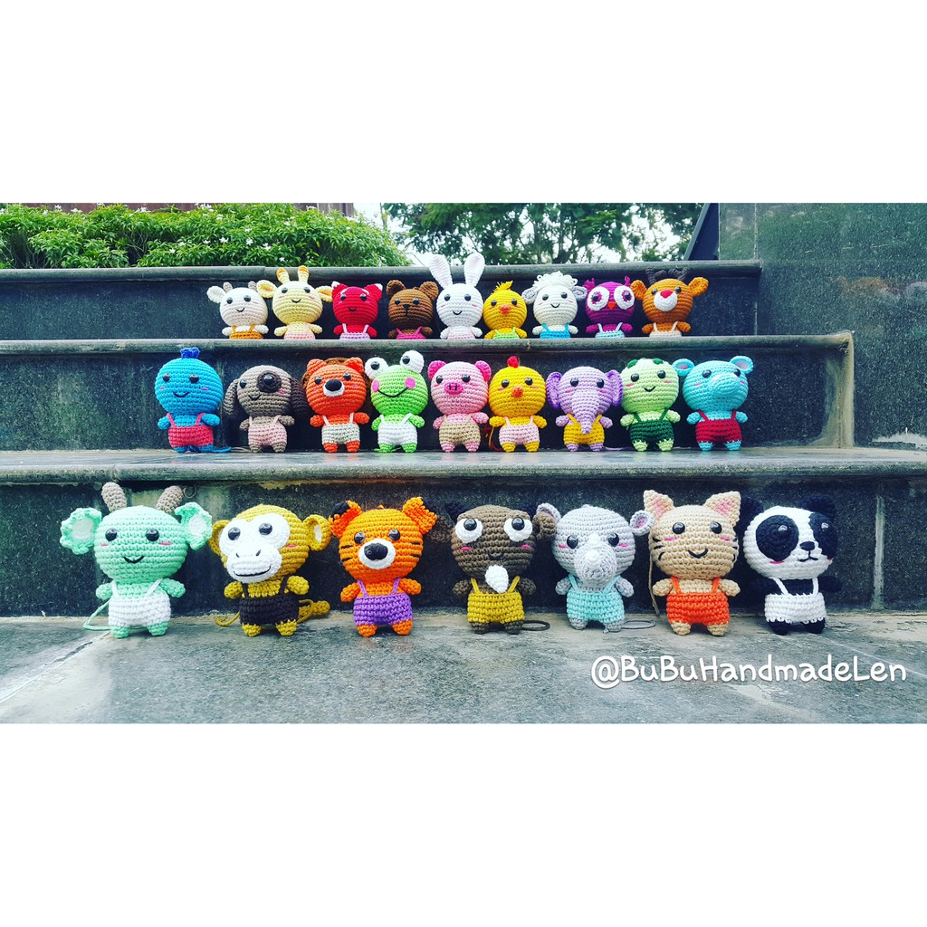 Móc Khóa Heo Kute Len – Thú Len Handmade – Đồ chơi trẻ em