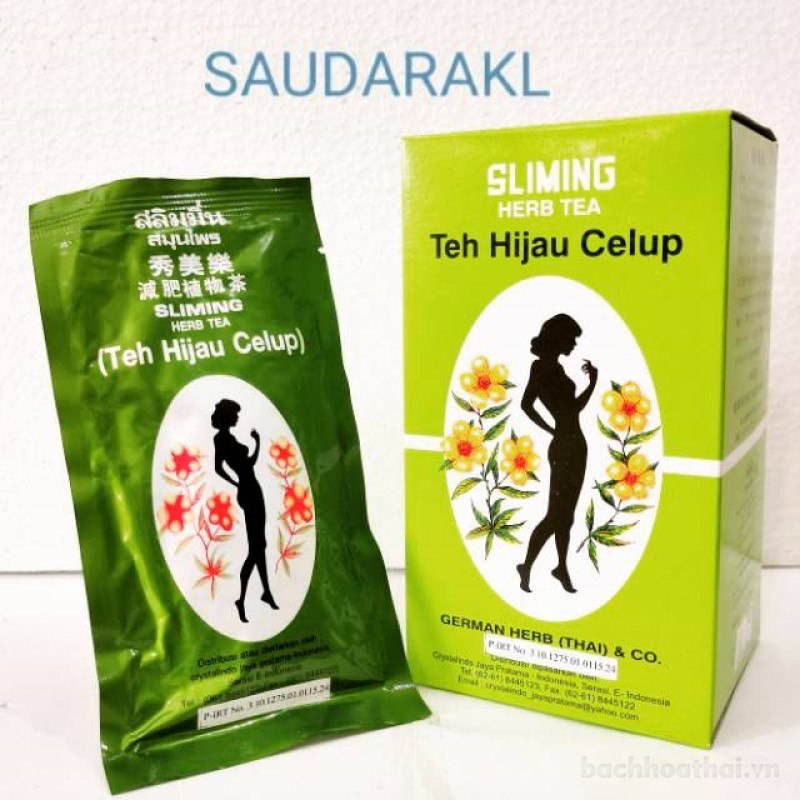 Trà ġiảm câņ túi lọc Sliming Herb Thái Lan hộp 50 túi trà | Shopee Việt Nam