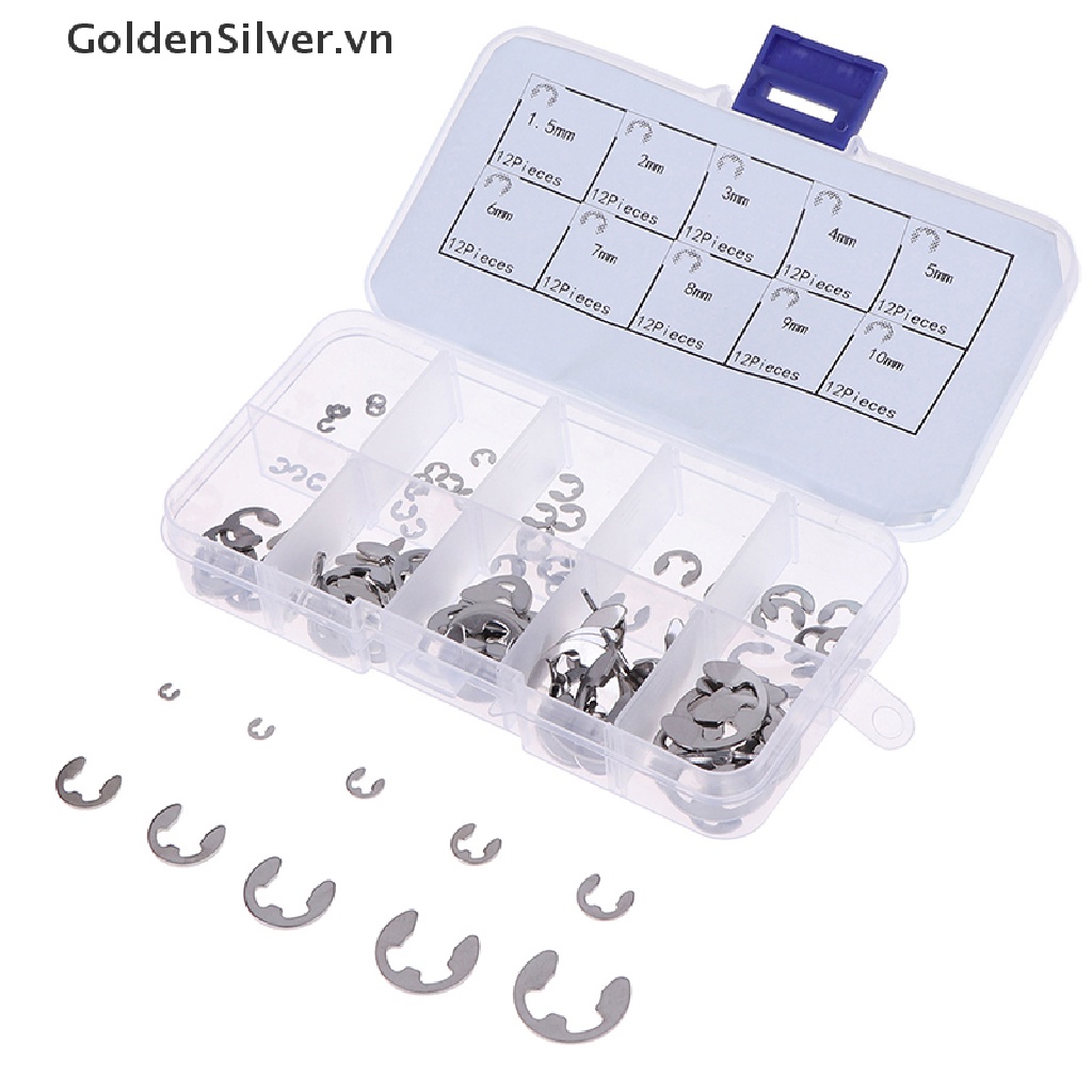 400-tlg Sicherungsscheiben E-Clips M1,5-M15 Sicherungsring Set ...