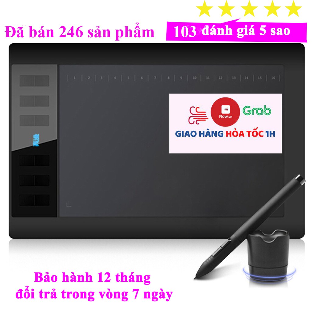 Bảng vẽ điện tử GAOMON 1060 PRO 10x6 inch phiên bản mới nhất phiên bản ...