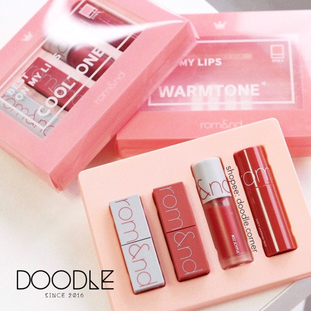 Set son lì Romand Best On My Lips Mini Kit phiên bản giới hạn 2019 ...