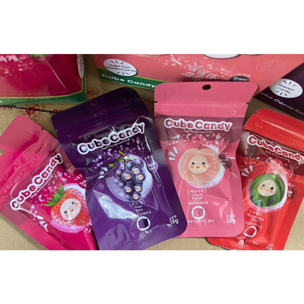 [ Hộp 12 gói ] Kẹo Ngậm Cube Candy Gói 13gram | Shopee Việt Nam