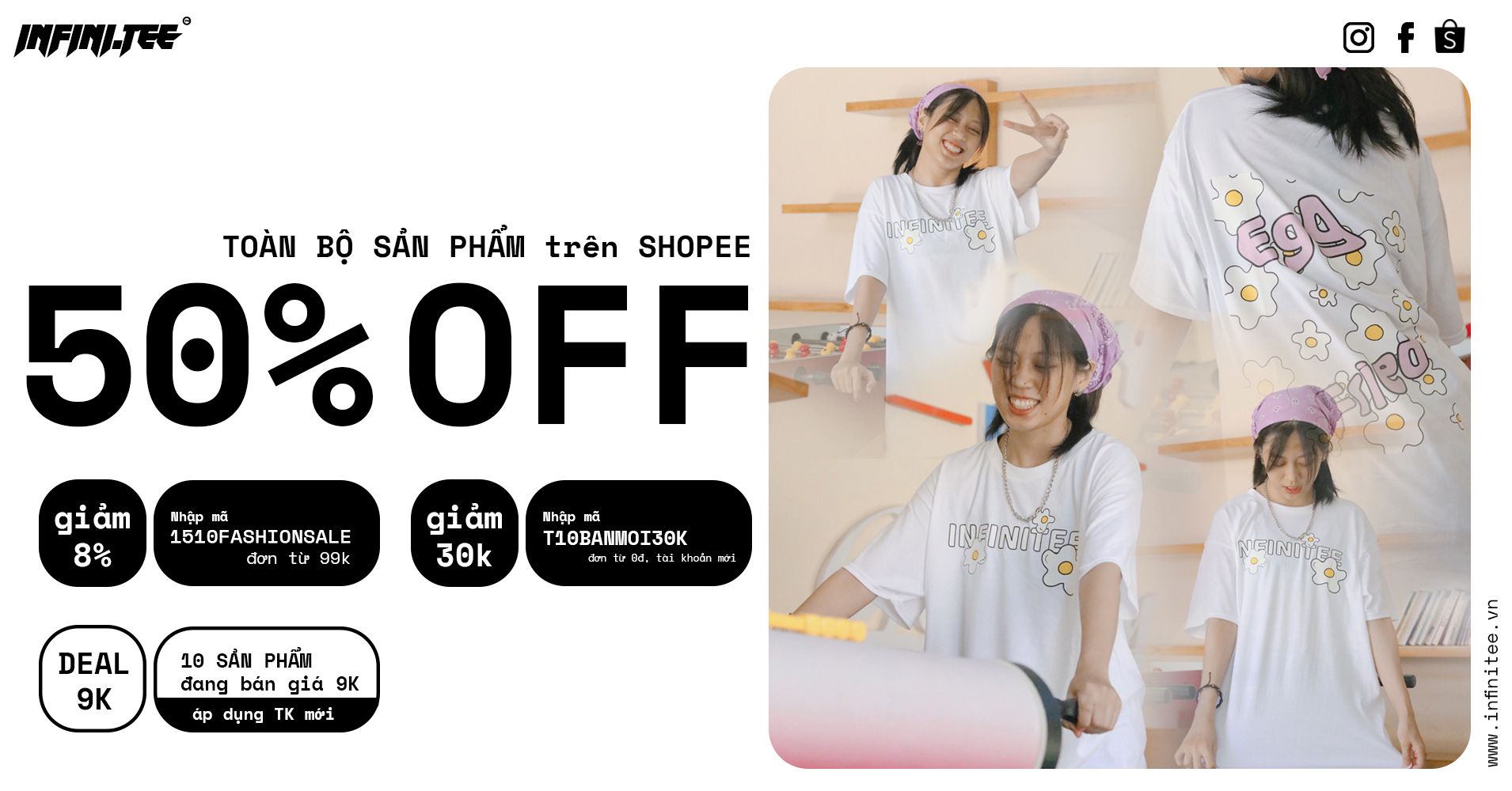 INFINITEE Store, Cửa hàng trực tuyến | Shopee Việt Nam