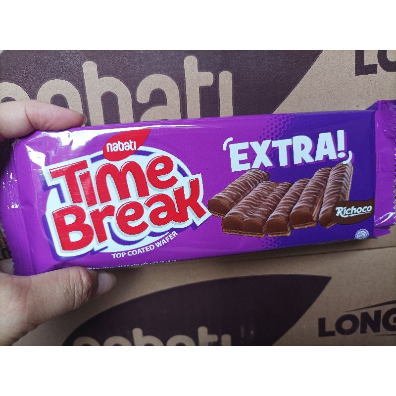 Bánh kem xốp Nabati Phủ Socola Time Break | Shopee Việt Nam