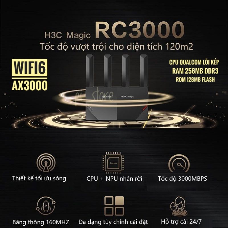 Mua H3C AX3000 WIFI6 BỘ ĐỊNH TUYẾN CAO CẤP 2 BĂNG TẦN 160MHZ 2X2MIMO ...