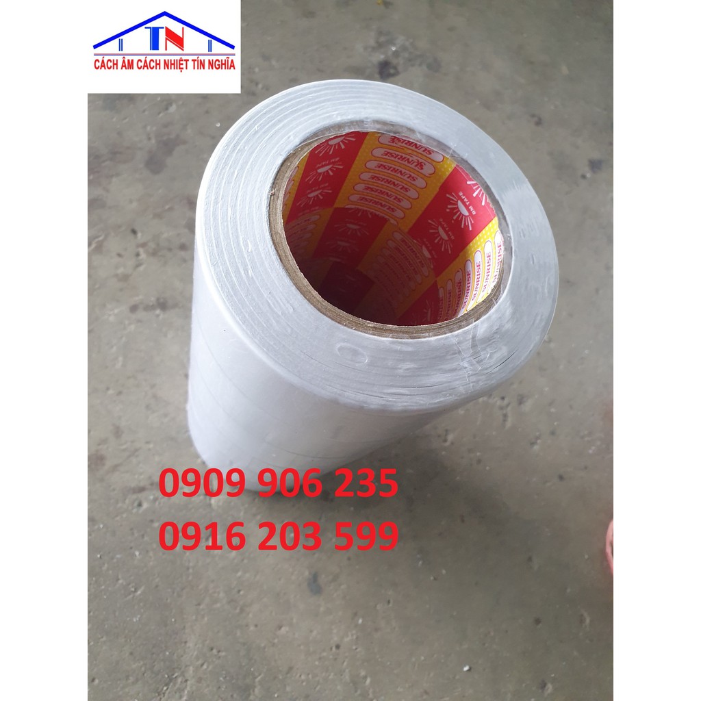 Mua Băng keo 2 mặt cỡ lớn, rộng 5cm, cuộn 45m, chuyên dụng dán túi khí ...