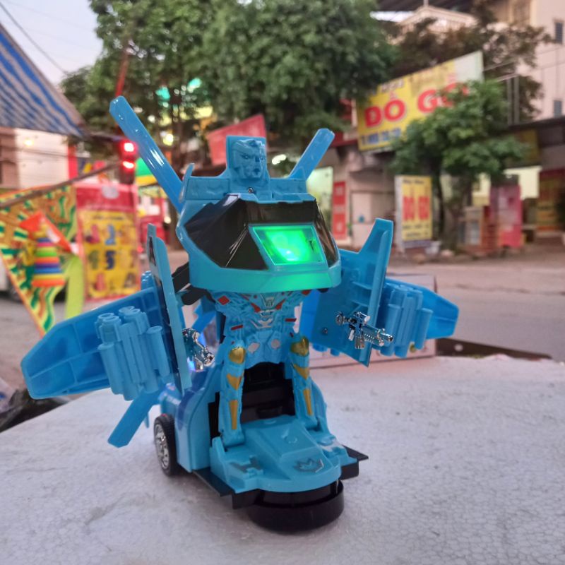 Mua Máy bay biến hình robot cho bé tự động phát nhạc nhựa cao cấp, oto ...