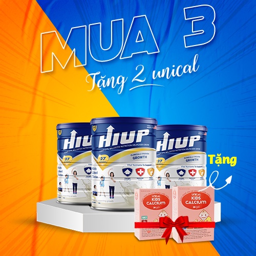Mua Hộp sữa bột HIUP tăng chiều cao cho trẻ từ 2 đến 15 tuổi [Combo mua ...