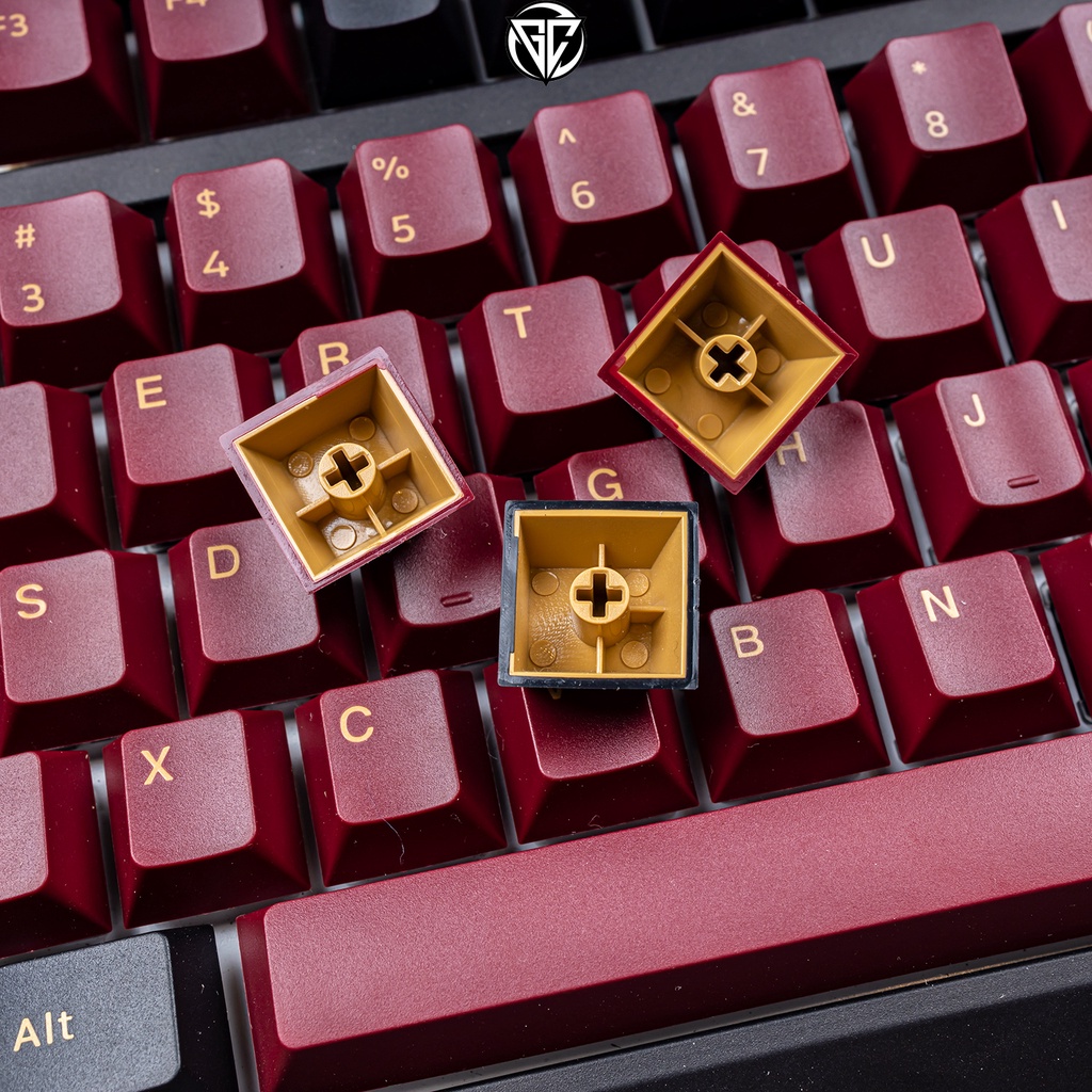 Mua Keycap SAMURAI RED 160 nút nhựa PBT Doubleshot giá rẻ nhất | TecKi.Vn