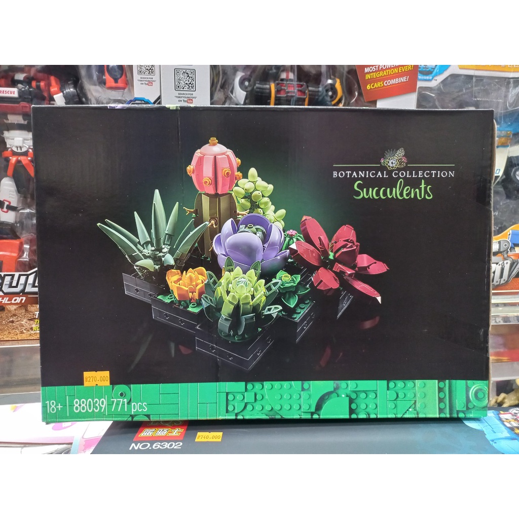Mua Lego Hoa Bouquet 88039/65001 bao gồm 7+ loại hoa,sen đá,xương rồng ...