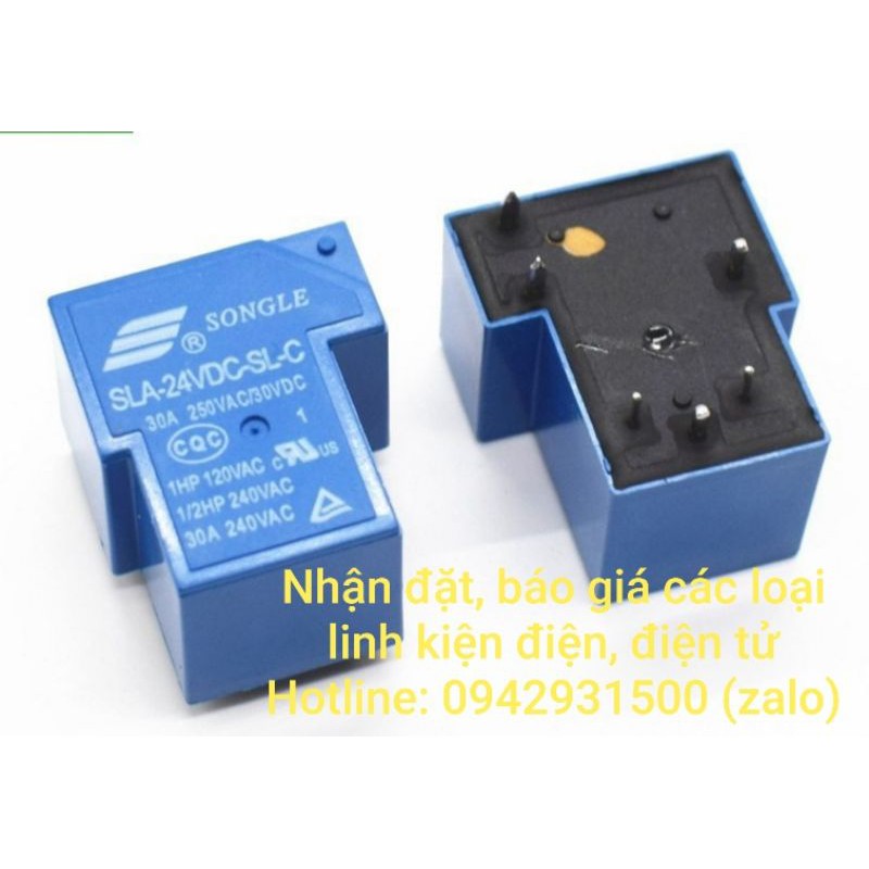 Role , relay 12V - 24V 6 chân 30A 5 chân 30A 4 chân 30A Songle | Shopee ...