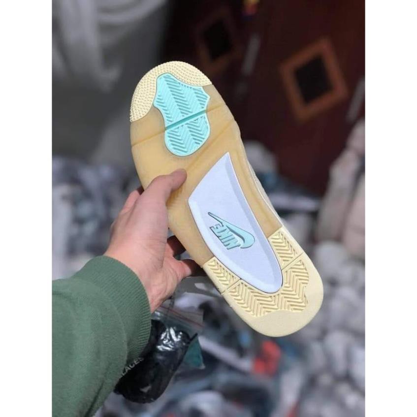 Giày Thể Thao JD4 Off White Sail màu kem tặng 3 dây kèm Full Box Bill ...